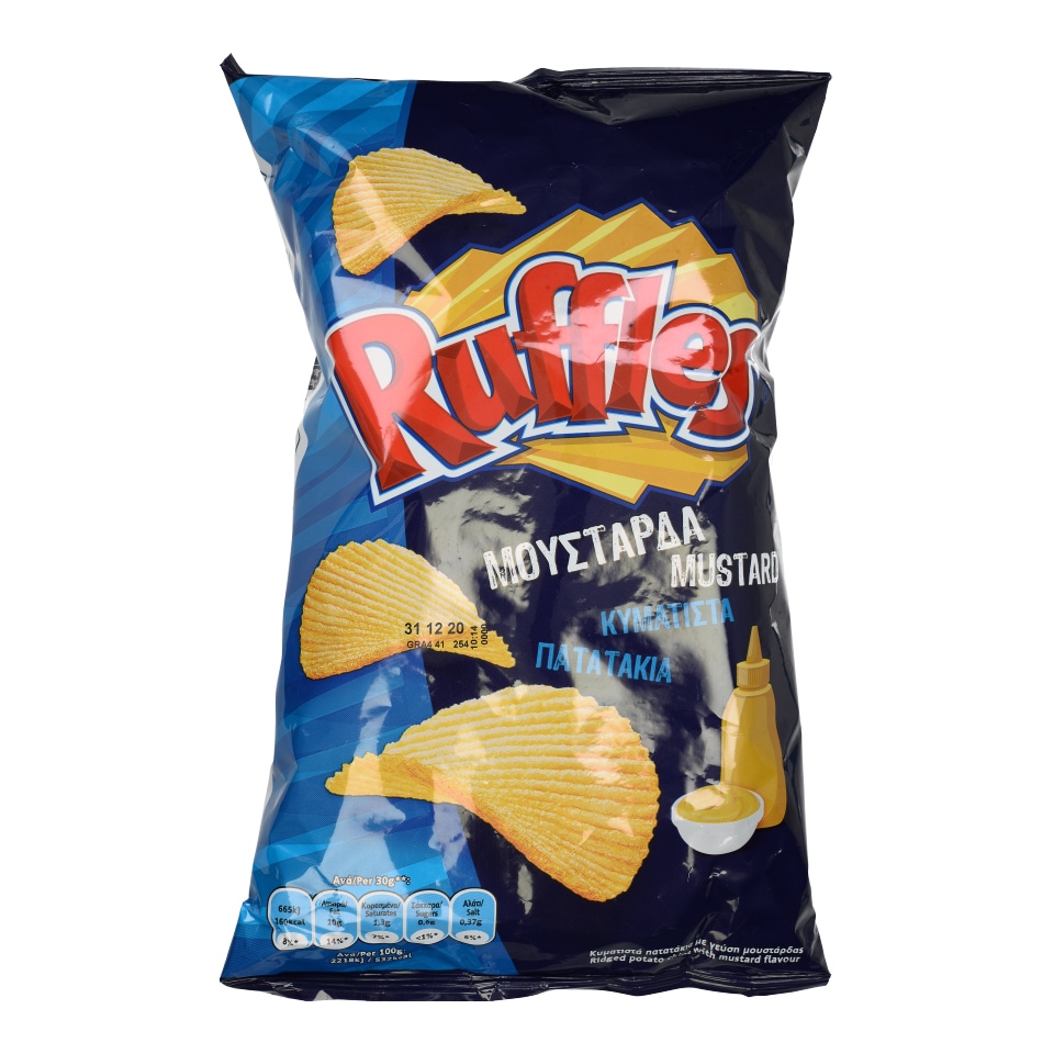 RUFFLES | Τσιπς Μουστάρδα 130gr | AB