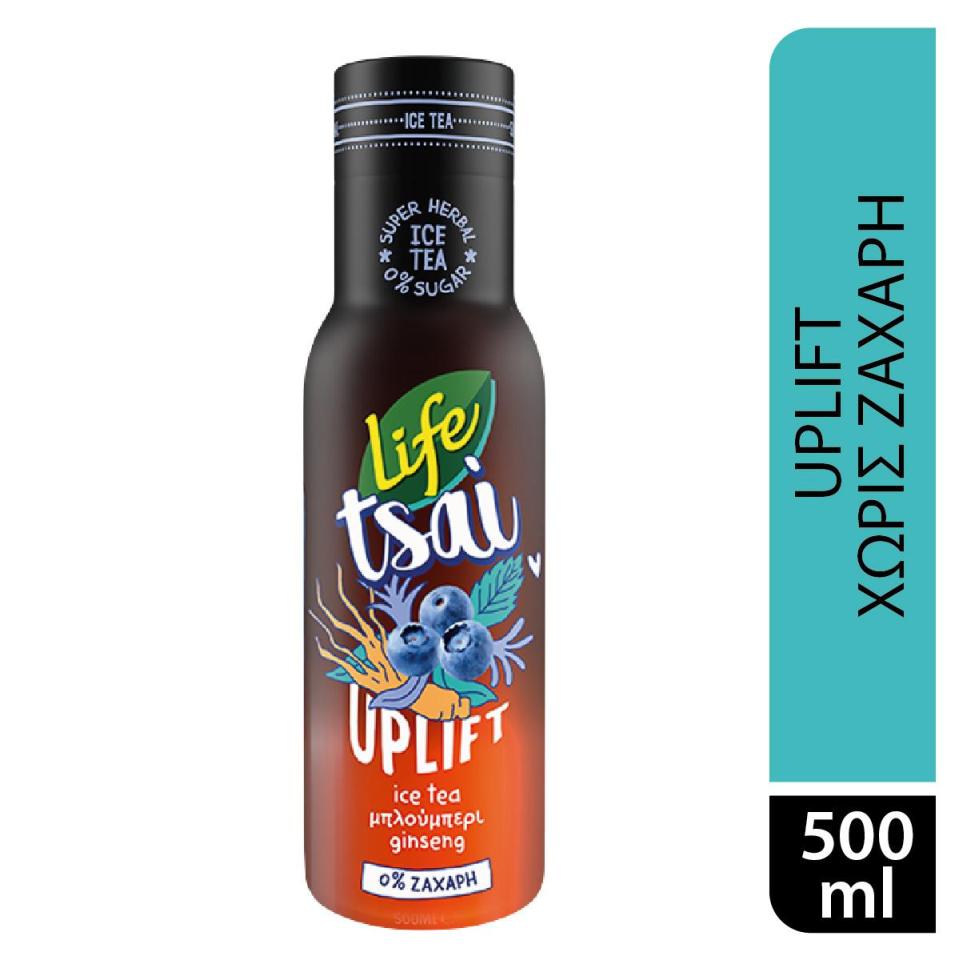 LIFE | Ice Tea Blueberry Ginseng 0% Ζάχαρη 500ml | AB
