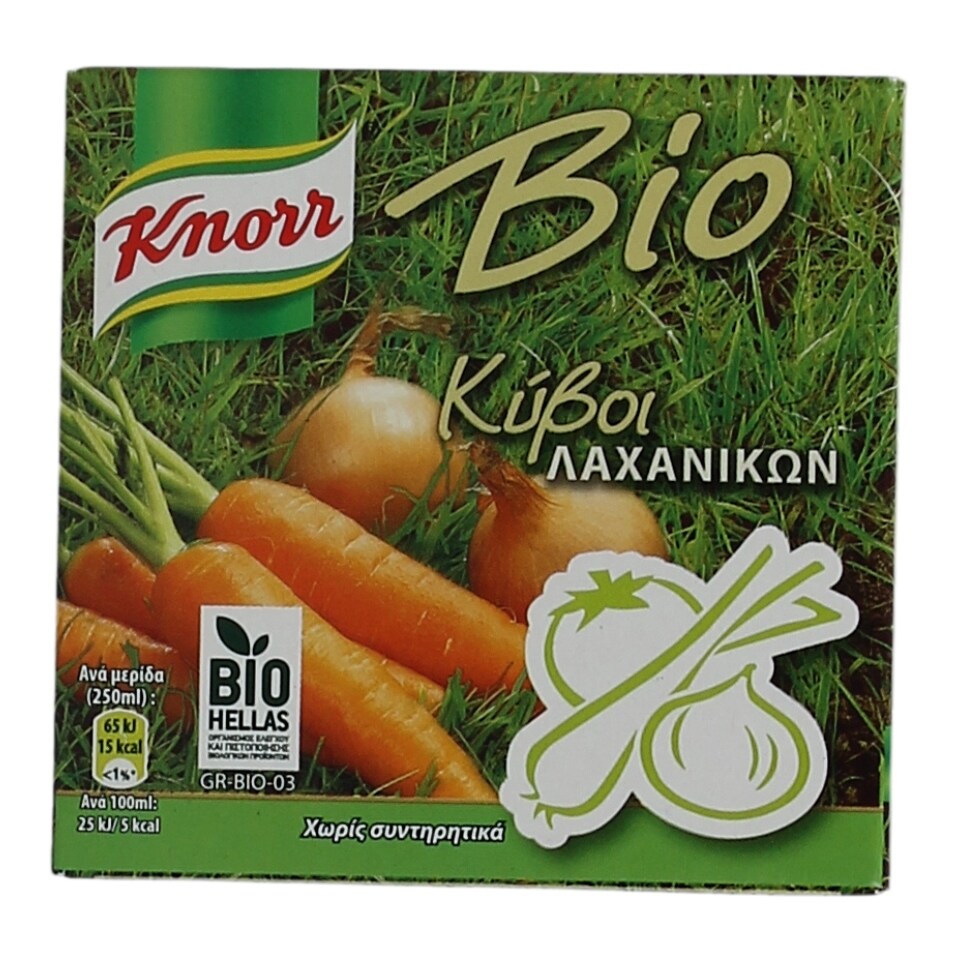 KNORR | ΚΥΒΟΙ ΖΩΜΟΥ ΛΑΧΑΝΙΚΩΝ ΒΙΟΛΟΓΙΚΟΙ (3 LT) 6 ΤΕΜ | AB