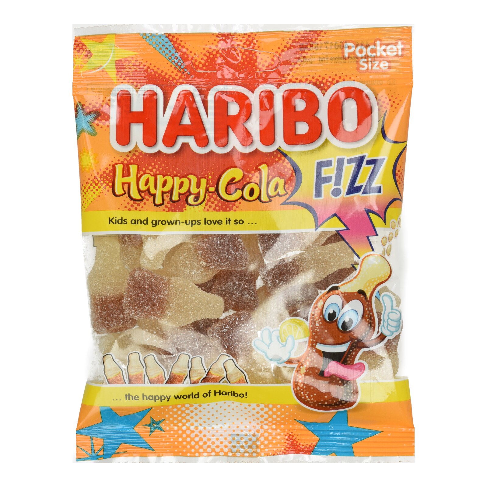 HARIBO | Καραμέλες Ζελίνια Happy Cola Fizz 100g | AB