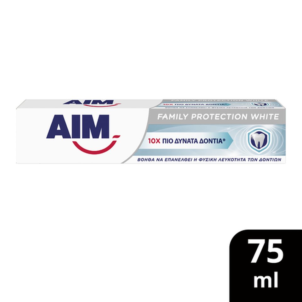 AIM | ΟΔΟΝΤΟΚΡΕΜΑ FAMILY PROTECTION WHITE 75 ML | AB