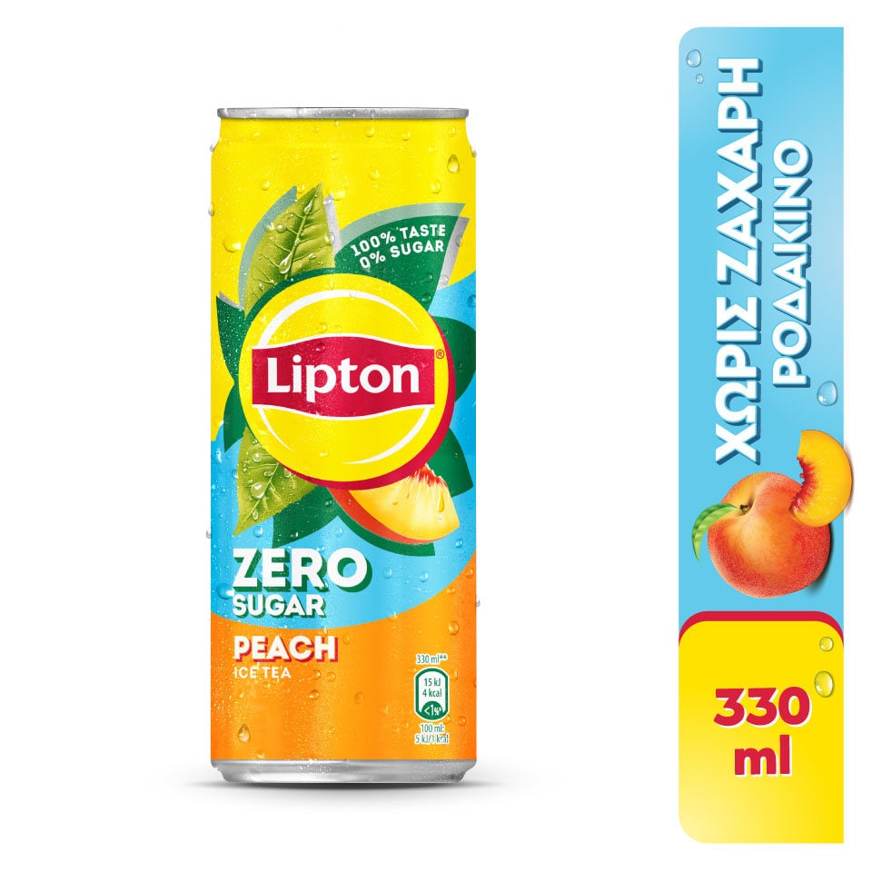 Lipton παγωμενο τσαι ροδακινο 330ml Ab