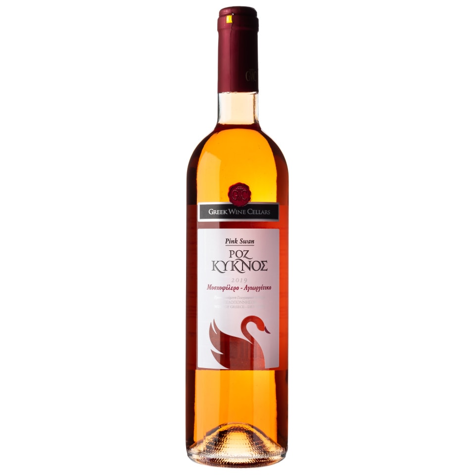 ΕΛΛΗΝΙΚΑ ΚΕΛΑΡΙΑ | Οίνος Ροζέ Ροζ Κύκνος 750ml | AB