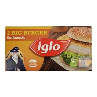 IGLO | ΚΟΤΟΠΟΥΛΟ ΜΠΙΦΤΕΚΙ BIG BURGER ΚΑΤΕΨΥΓΜΕΝΟ 227 GR | AB