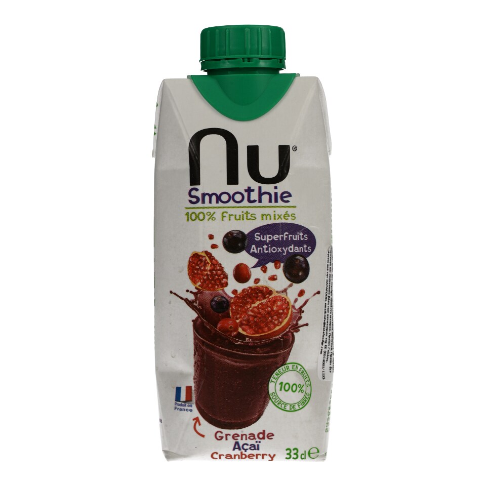 NU | Smoothie Ρόδι Acai Κράνμπερι 330ml | AB