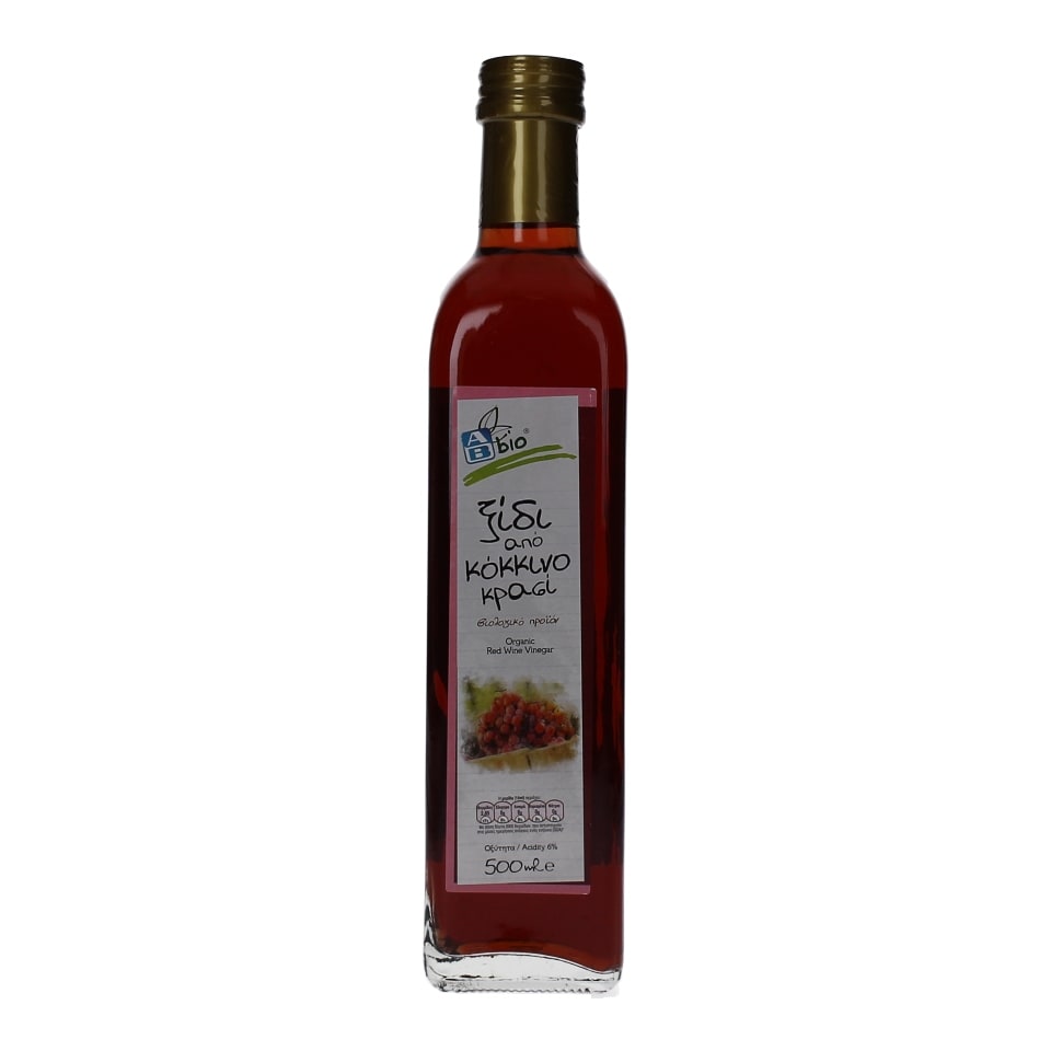 ΑΒ ΒΙΟ | ΞΥΔΙ ΒΙΟΛΟΓΙΚΟ ΑΠΟ ΚΟΚΚΙΝΟ ΚΡΑΣΙ 500 ML | AB