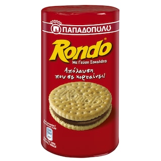 ΠΑΠΑΔΟΠΟΥΛΟΥ | RONDO | ΜΠΙΣΚΟΤΑ ΣΟΚΟΛΑΤΑ 125GR | AB