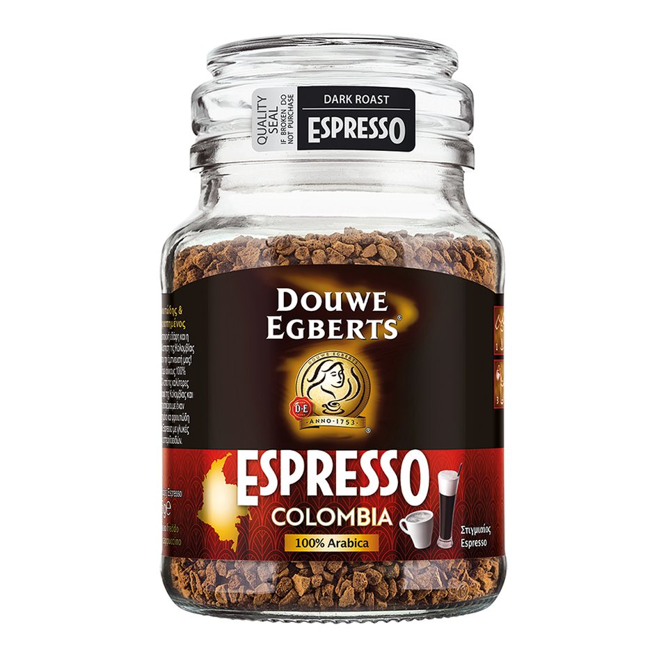 DOUWE EGBERTS | Στιγμιαίος Καφές Espresso Colombia 95g | AB