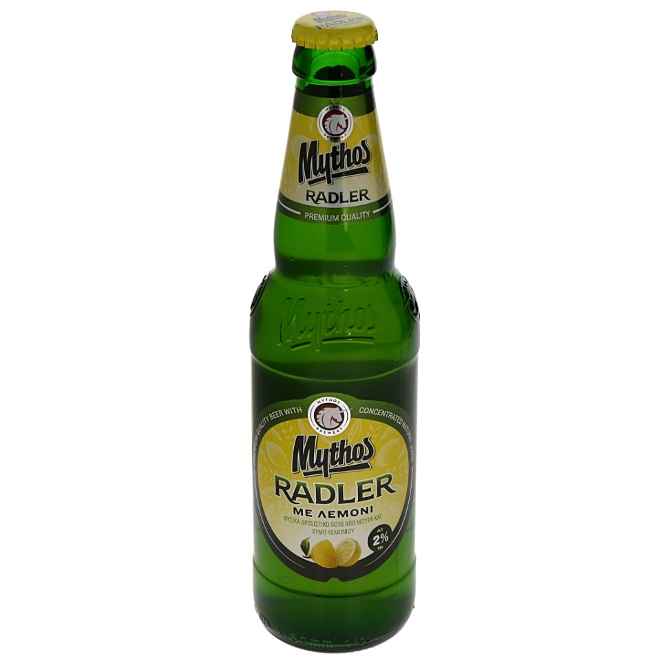 MYTHOS | ΜΠΥΡΑ RADLER ΦΙΑΛΗ 330 ML | AB