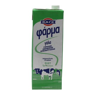 ΦΑΡΜΑ ΦΑΓΕ | ΓΑΛΑ ΥΨΗΛΗΣ ΠΑΣΤΕΡΙΩΣΗΣ DIET 1,5 LT | AB