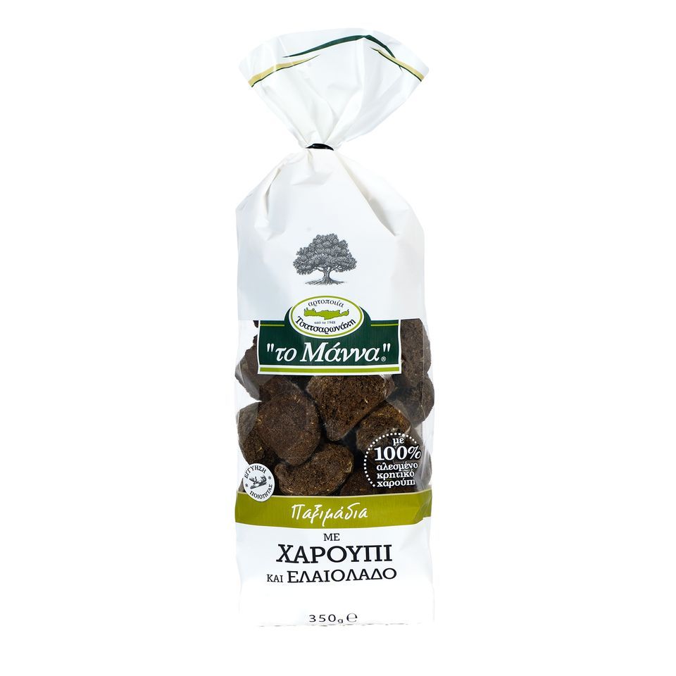 ΜΑΝΝΑ | Παξιμάδια με Χαρούπι & Ελαιόλαδο 350g | AB