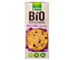 GULLON | Μπισκότα Digestive Bio Βρώμη & Σοκολάτα 270g | AB