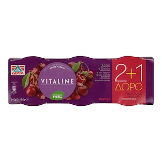 VITALINE | ΕΠΙΔΟΡΠΙΟ ΓΙΑΟΥΡΤΙΟΥ ΚΕΡΑΣΙ 2Χ180GR | AB