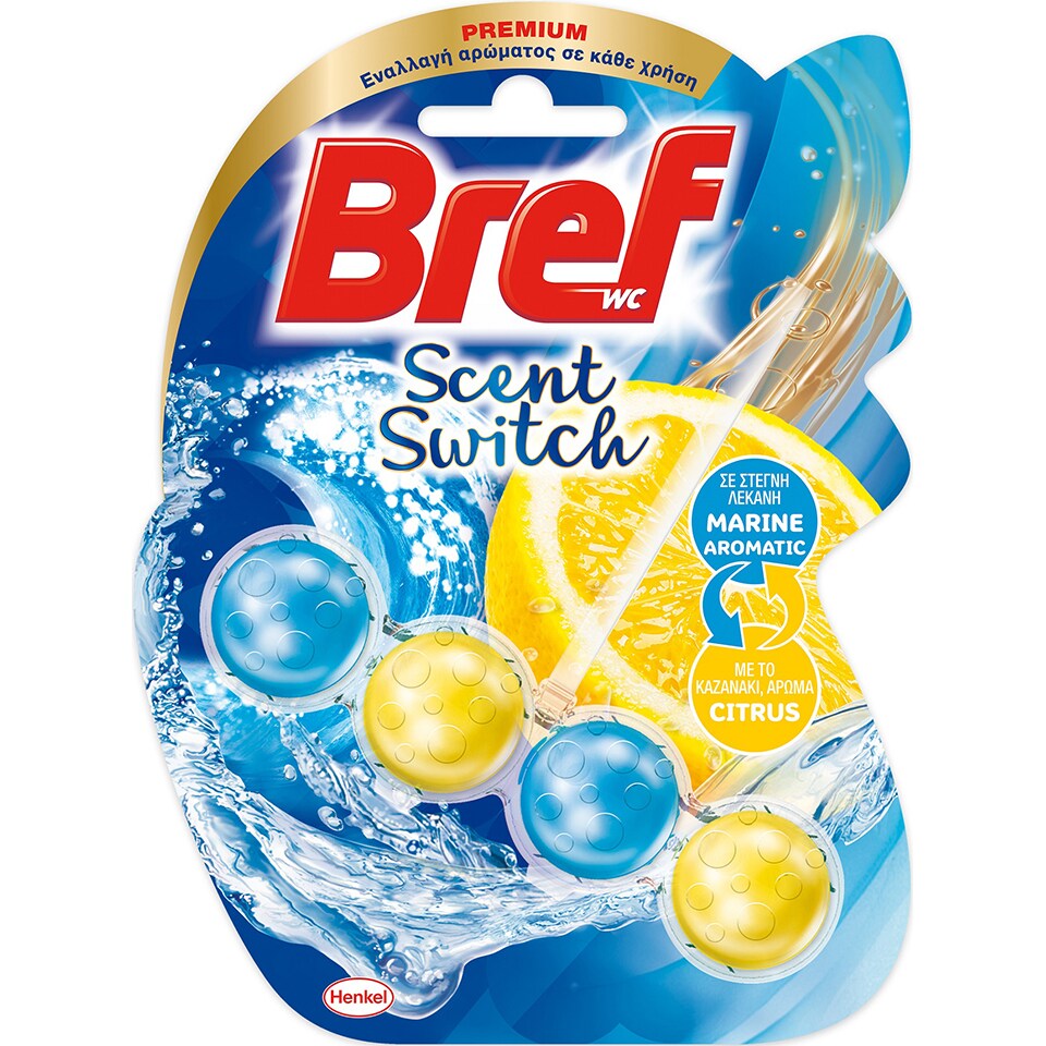 BREF | POWER ACTIVE | Καθαριστικό Τουαλέτας WC Block Scent Switch ...