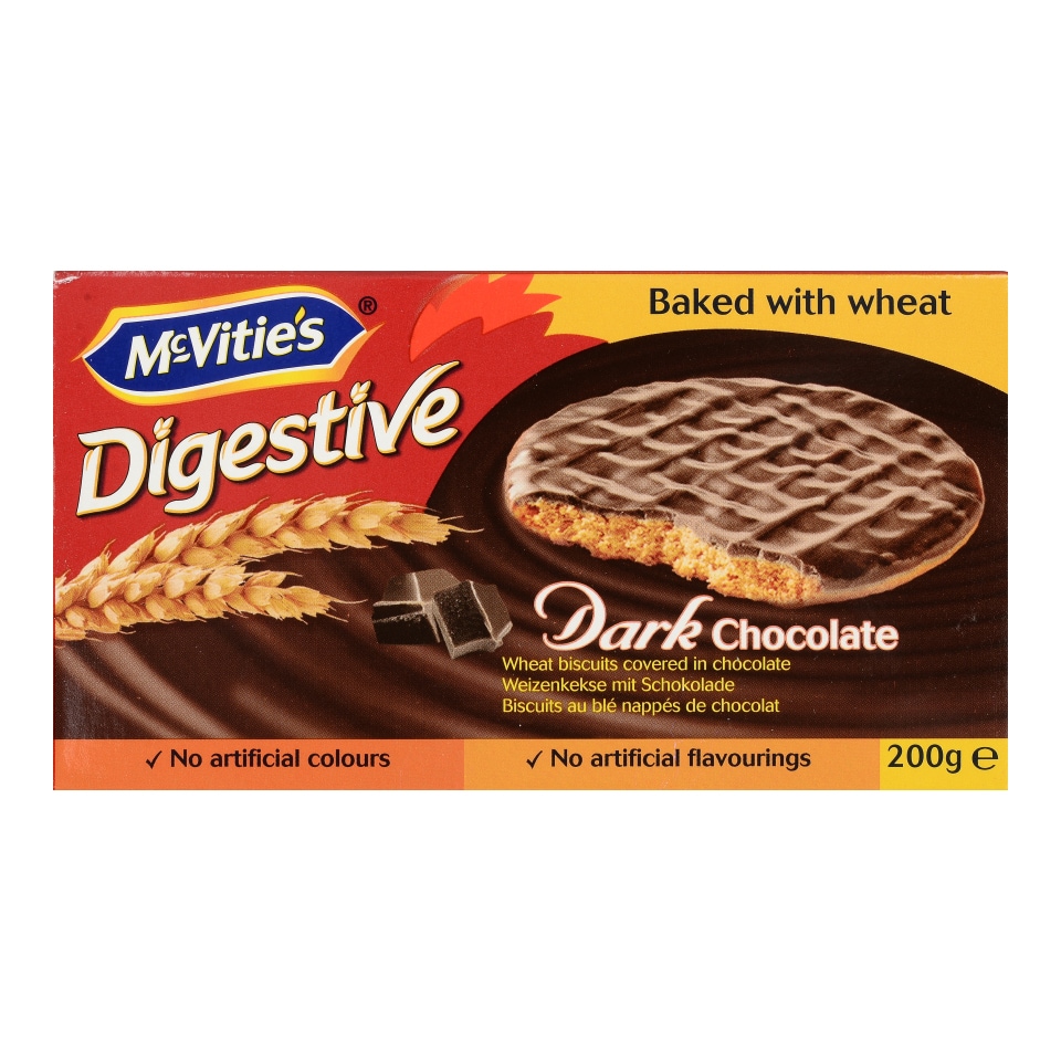 MC VITIES | DIGESTIVE | Μπισκότα Digestive Ολικής Άλεσης Σοκολάτα 200g | AB