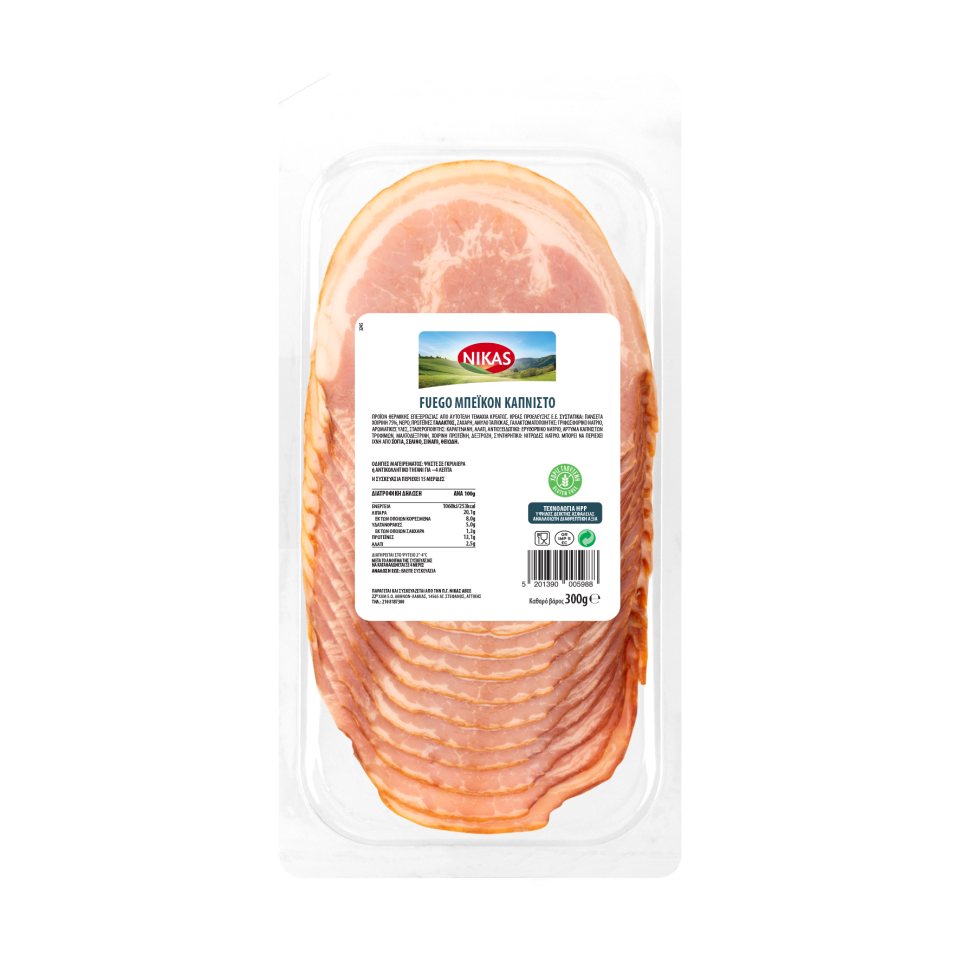 FUEGO | Μπέικον Καπνιστό Φέτες 300g | AB