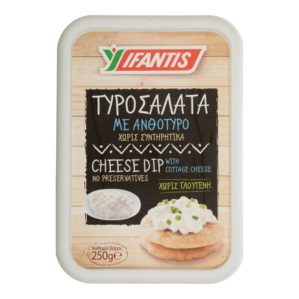 ΥΦΑΝΤΗΣ | ΤΥΡΟΣΑΛΑΤΑ ΜΕ ΑΝΘΟΤΥΡΟ 250 GR | AB
