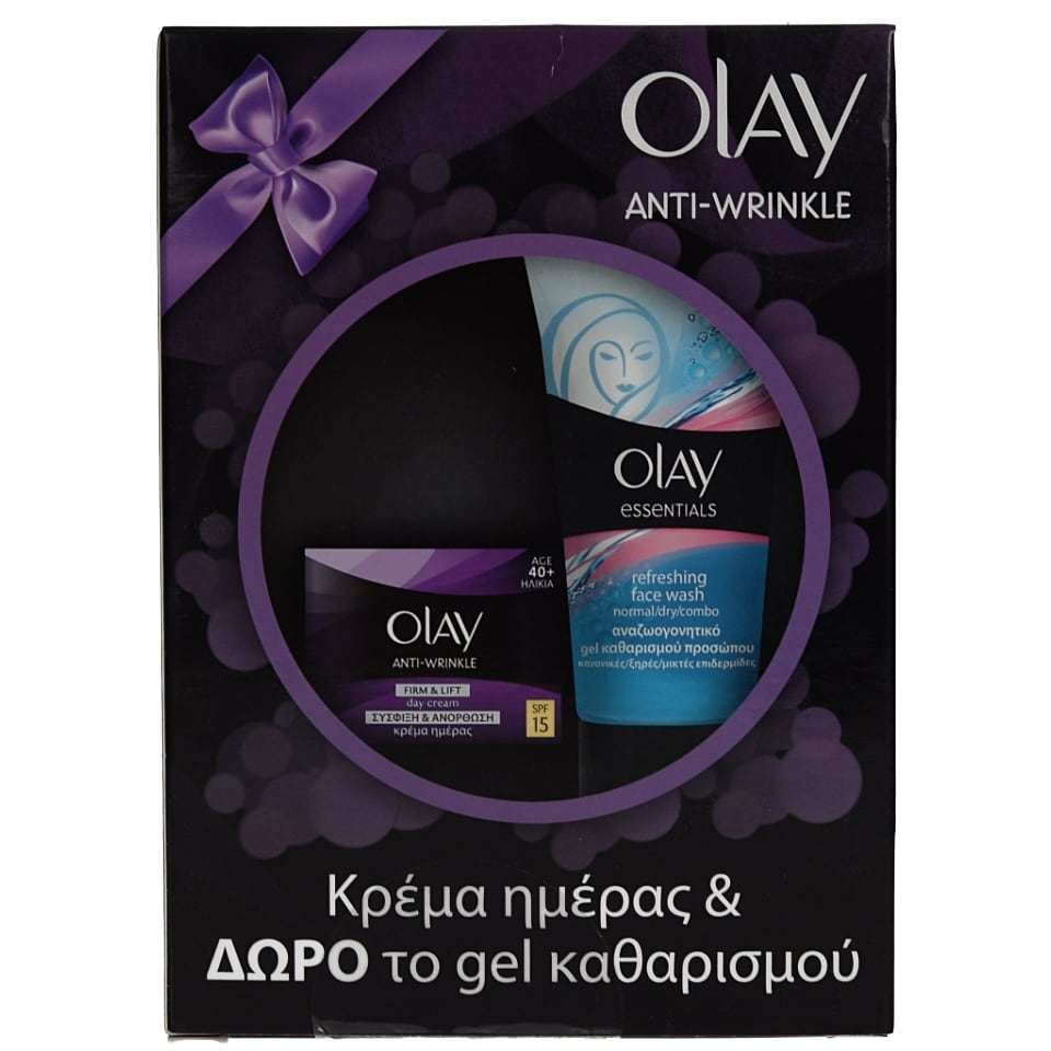 OLAY | ΚΡΕΜΑ ΠΡΟΣΩΠΟΥ ΗΜΕΡΑΣ FIRM & LIFT ΚΑΙ DAILY ΑΦΡΟΣ 50 ML | AB