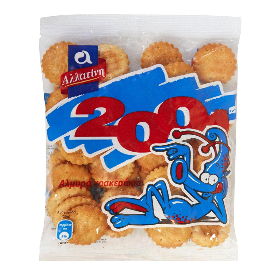 ΑΛΛΑΤΙΝΗ | ΝΑΚ | ΣΝΑΚ CRACKERS 2001 40Γ | AB