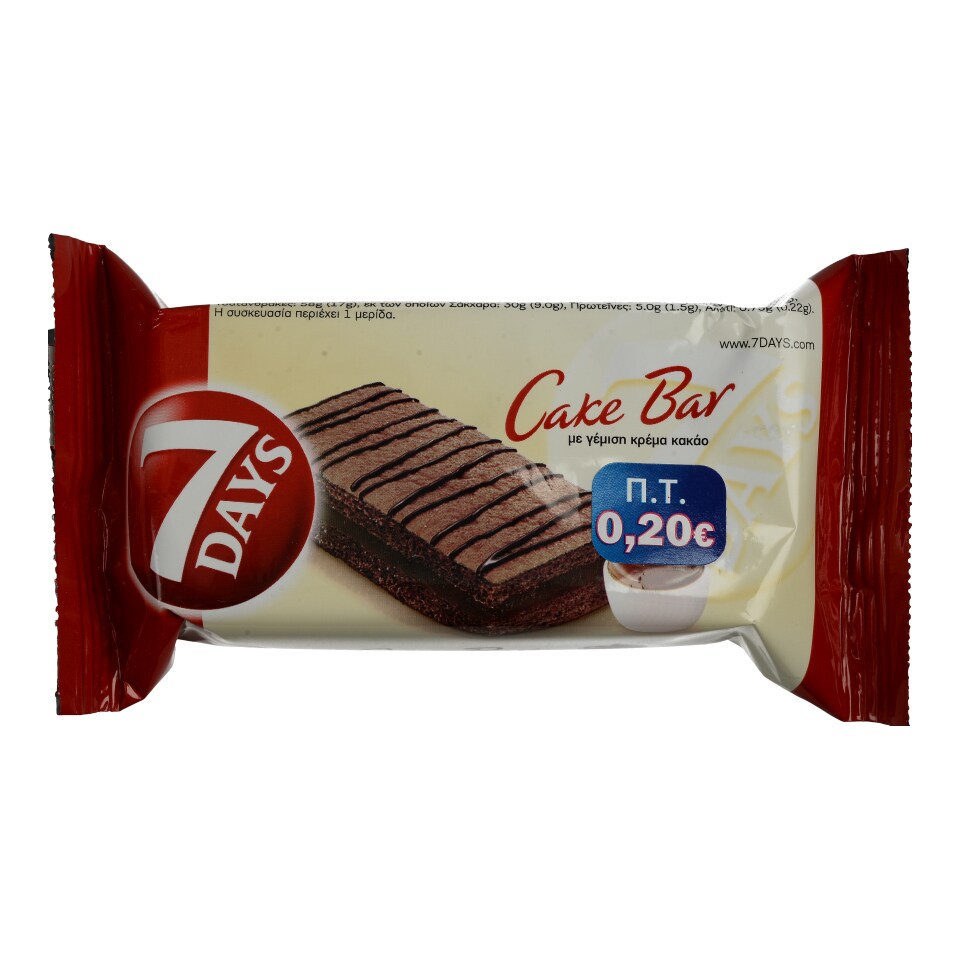 7DAYS | Cake Bar Κακάο 30gr | AB