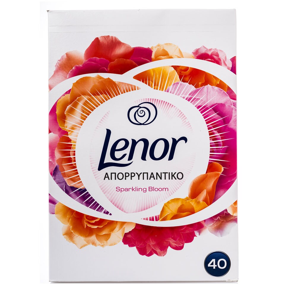 LENOR | ΣΚΟΝΗ ΑΠΟΡΡΥΠΑΝΤΙΚΟ ΠΛΥΝΤΗΡΙΟΥ ΡΟΥΧΩΝ SPARKLING BLOOM 40 ΜΕΖ 40 ...