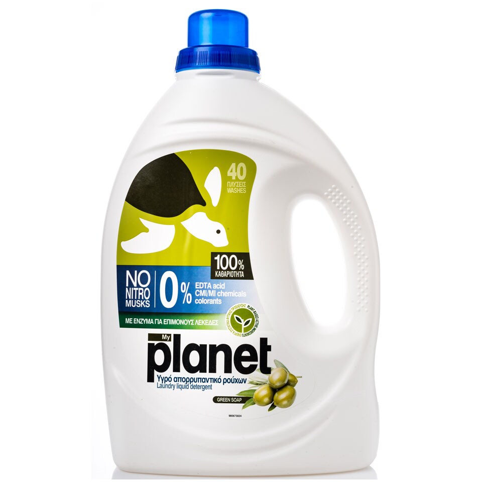 PLANET | ΥΓΡΟ ΑΠΟΡΡΥΠΑΝΤΙΚΟ ΡΟΥΧΩΝ ΠΡΑΣΙΝΟ ΣΑΠΟΥΝΙ 40 ΜΕΖ | AB