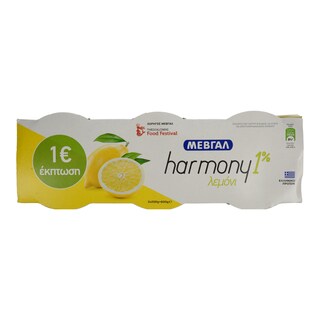 HARMONY | ΕΠΙΔΟΡΠΙΟ ΓΙΑΟΥΡΤΙΟΥ 1% ΜΕ ΛΕΜΟΝΙ 3 Χ 200 GR | AB