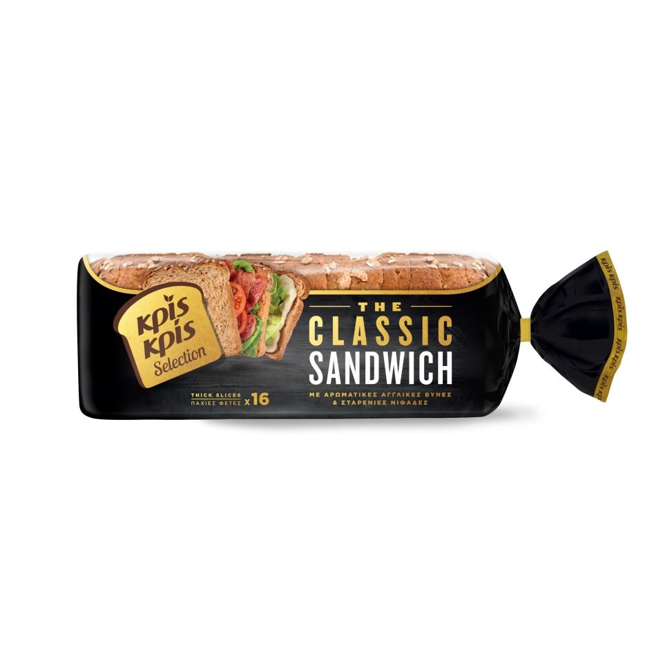 ΚΡΙΣ ΚΡΙΣ | Ψωμί Sandwich Selection Τhe Classic Sandwich 500g | AB