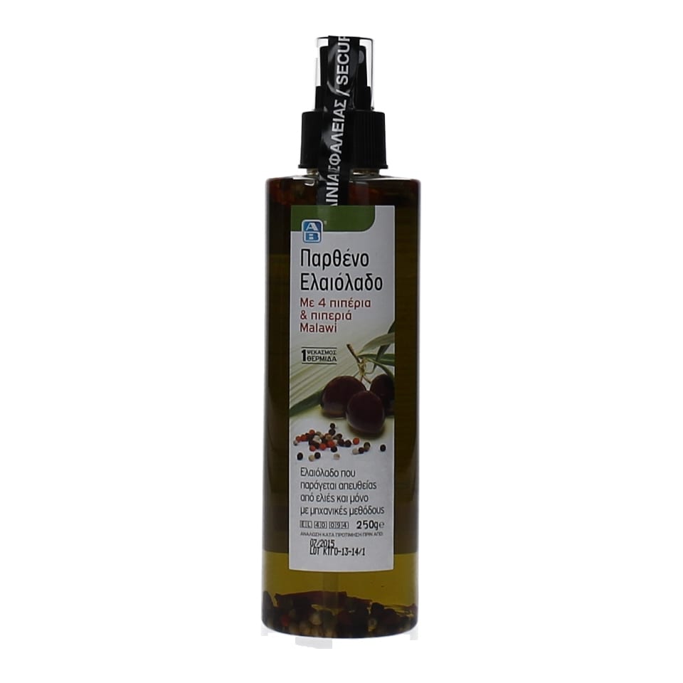 ΑΒ | ΕΛΑΙΟΛΑΔΟ ΠΑΡΘΕΝΟ SPRAY ΜΕ 4 ΠΙΠΕΡΙΑ 250 ML | AB