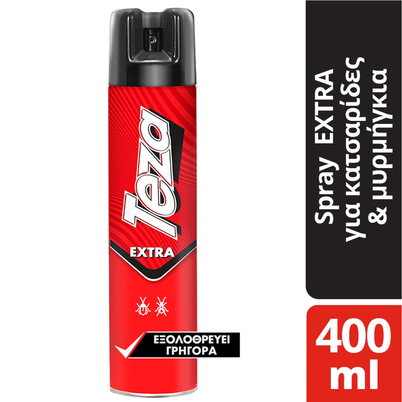 TEZA | Extra Spray για Κατσαρίδες & Μυρμήγκια 400ml | AB
