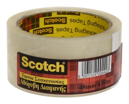 SCOTCH | ΤΑΙΝΙΑ ΣΥΣΚΕΥΑΣΙΑΣ ΔΙΑΦΑΝΗ 48 M X 50 MM 1 ΤΕΜ | AB