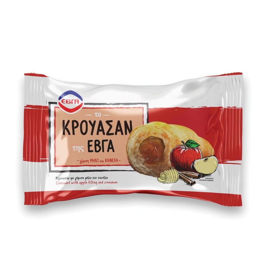 ΕΒΓΑ | Κρουασάν Μήλο Κανέλα 69g | AB
