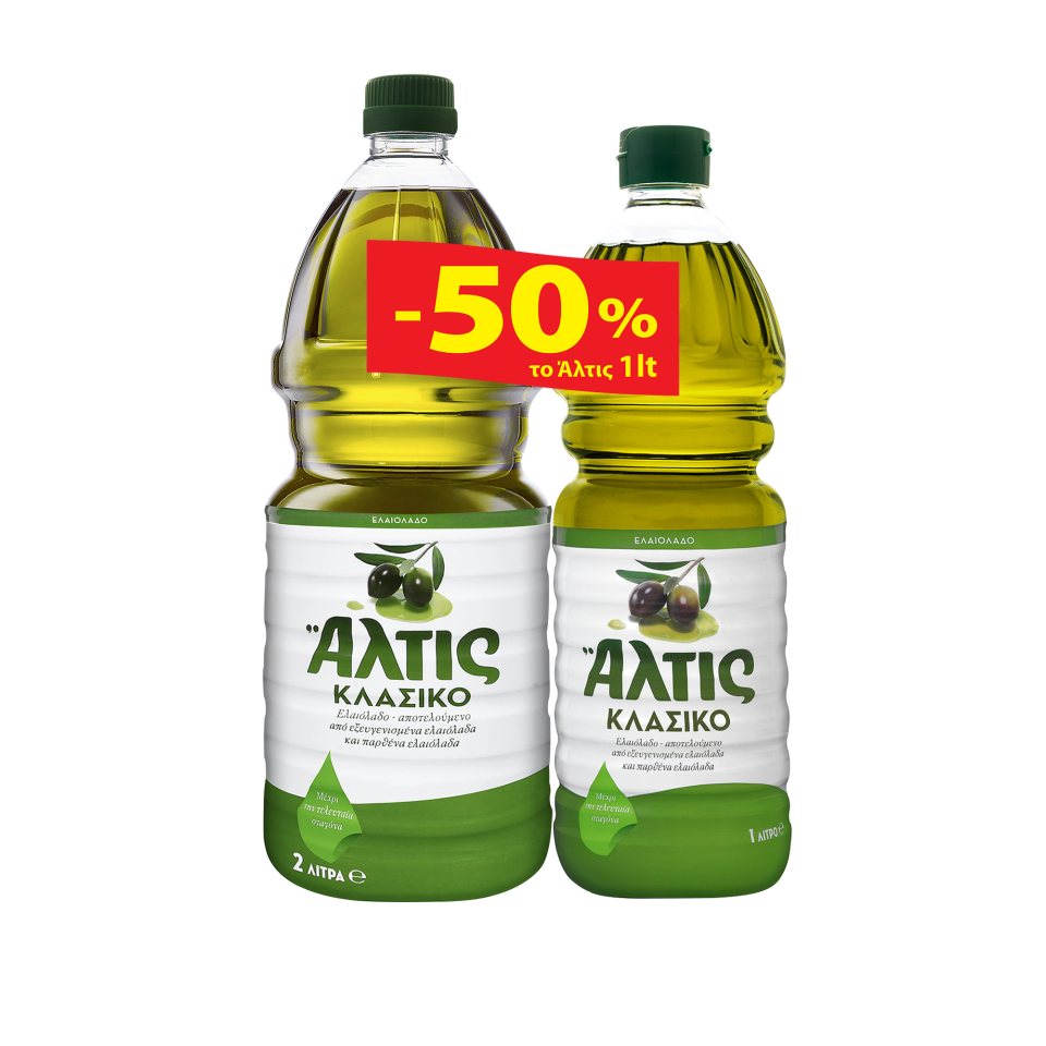 ΑΛΤΙΣ | Ελαιόλαδο Κλασικό 2lt+1lt 50% στο 2ο | AB