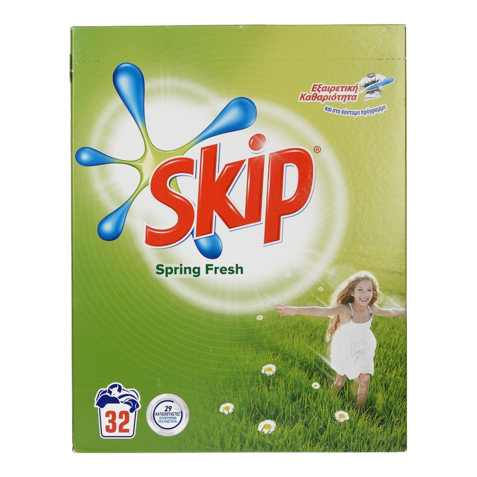 SKIP | ΑΠΟΡΡΥΠΑΝΤΙΚΟ ΠΛΥΝΤΗΡΙΟΥ ΡΟΥΧΩΝ ΣΕ ΣΚΟΝΗ SPRING FRESH 32 ΜΕΖ 32 ...