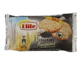 ELITE | ΚΡΑΚΕΡΣ ΜΕ ΘΑΛΑΣΣΙΝΟ ΑΛΑΤΙ ΚΑΙ ΜΑΥΡΟ ΠΙΠΕΡΙ 105 GR | AB
