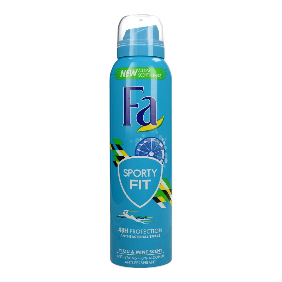 FA | ΑΠΟΣΜΗΤΙΚΟ SPRAY SPORTY FIT 150 ML | AB
