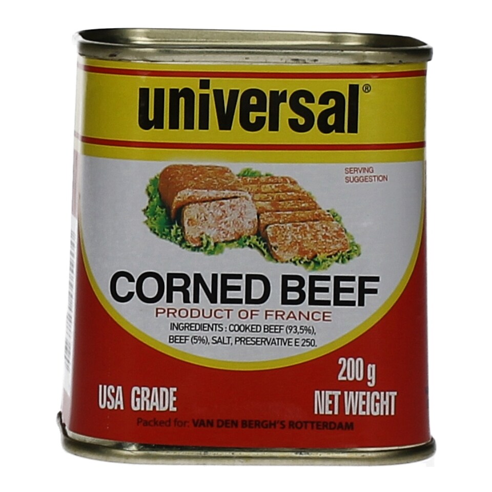 UNIVERSAL | ΚΡΕΑΣ ΣΕ ΚΟΝΣΕΡΒΑ CORN BEEF 340 GR | AB