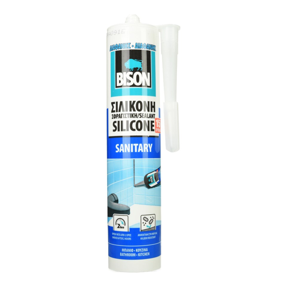 BISON | ΣΙΛΙΚΟΝΗ ΔΙΑΦΑΝΗ ΣΕ ΦΥΣΙΓΓΑ 280 ML | AB