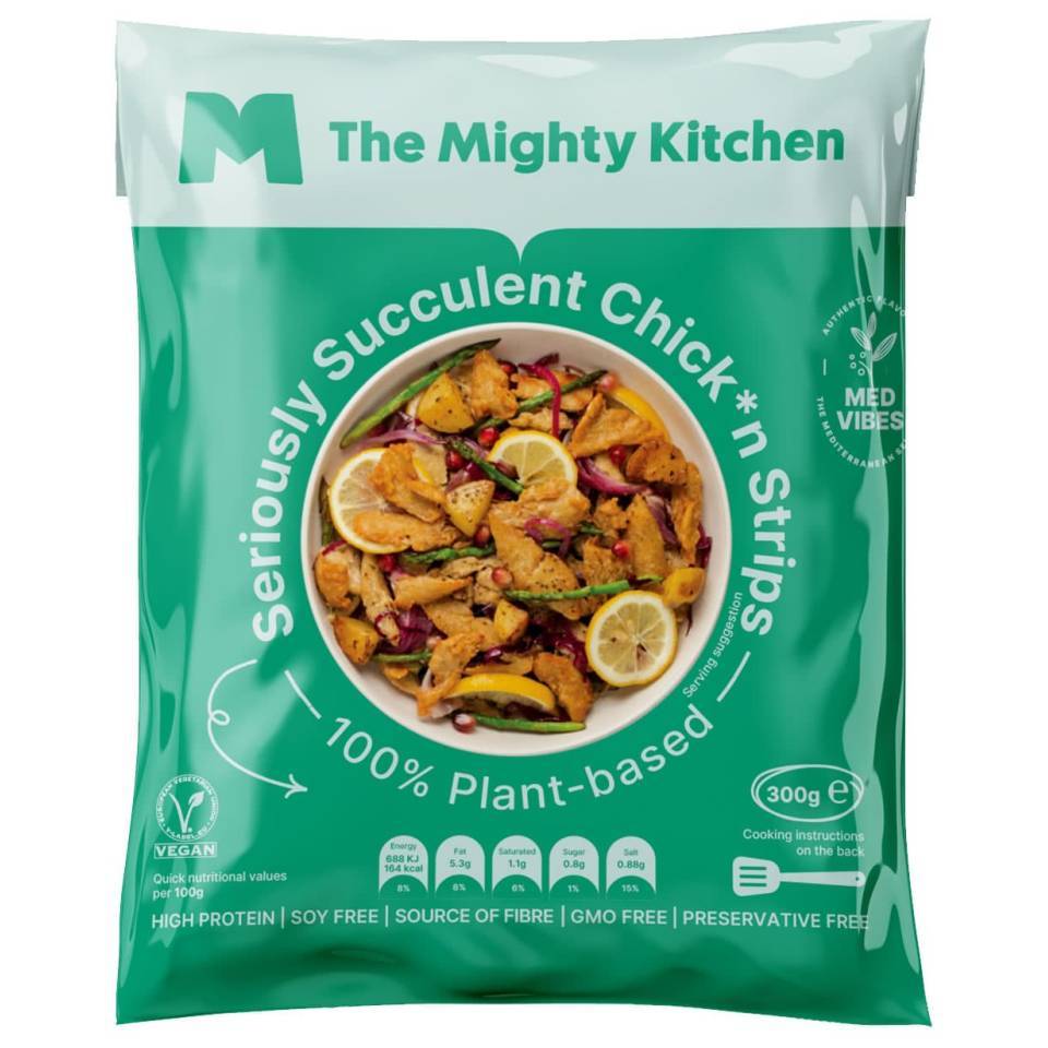 MIGHTY KITCHEN | Vegan Chicken Strips 300g | AB