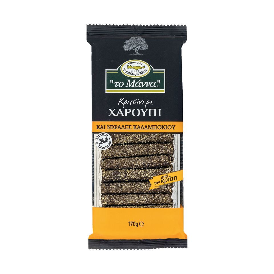 ΜΑΝΝΑ | Κριτσίνια με Χαρούπι & Καλαμπόκι 170g | AB