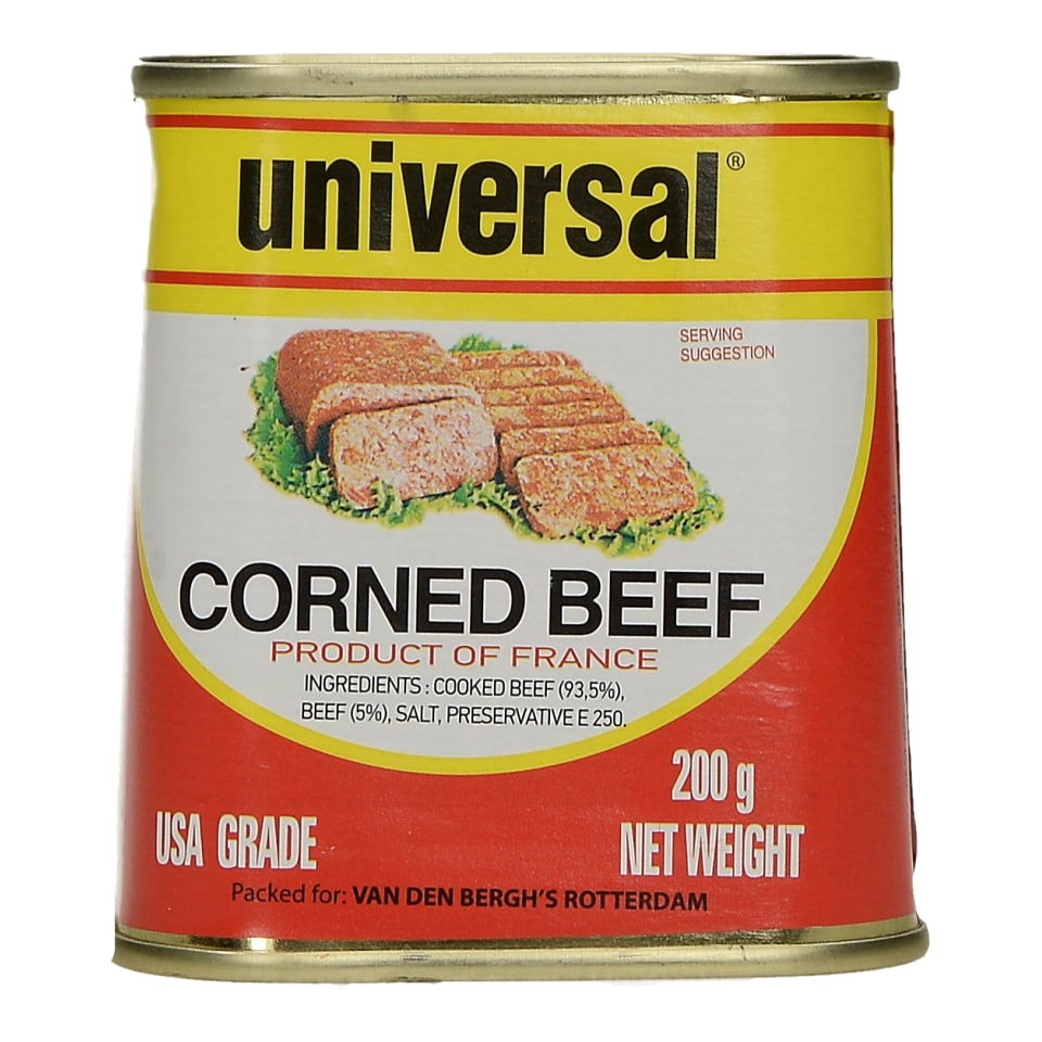 UNIVERSAL | ΚΡΕΑΣ ΣΕ ΚΟΝΣΕΡΒΑ CORN BEEF 200 GR | AB