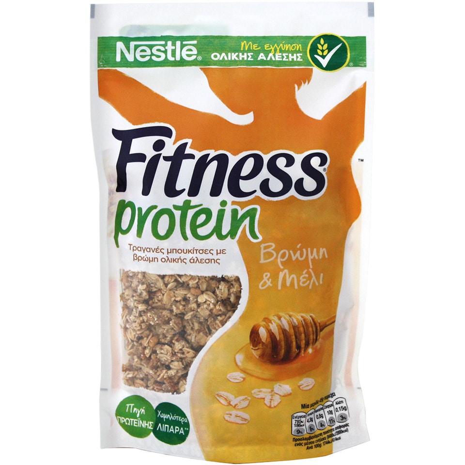 NESTLE | FITNESS | ΔΗΜΗΤΡΙΑΚΑ PROTEIN ΒΡΩΜΗ ΚΑΙ ΜΕΛΙ 300 GR | AB