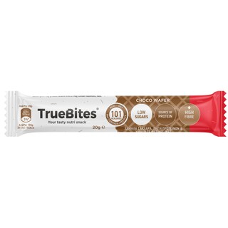 TRUE BITES | Γκοφρέτα Choco Wafer Σοκολάτα Γάλακτος & Κακάο 20gr | AB