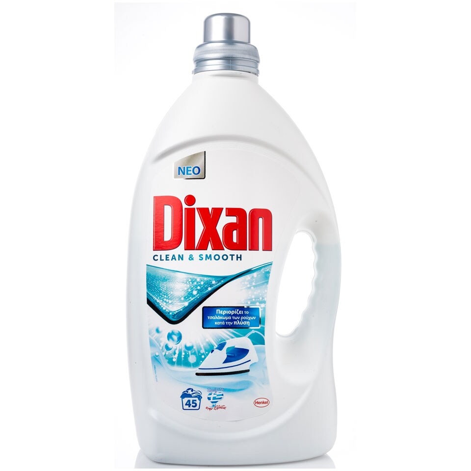 DIXAN | ΥΓΡΟ ΑΠΟΡΡΥΠΑΝΤΙΚΟ ΠΛΥΝΤΗΡΙΟΥ ΡΟΥΧΩΝ CLEAN & SMOOTH 45MΕΖ | AB