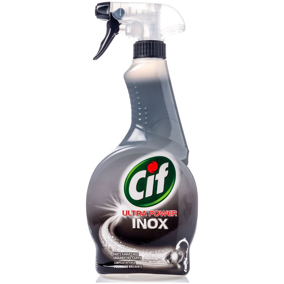CIF | ΚΑΘΑΡΙΣΤΙΚΟ SPRAY ΓΙΑ INOX ΕΠΙΦΑΝΕΙΕΣ 500 ML | AB