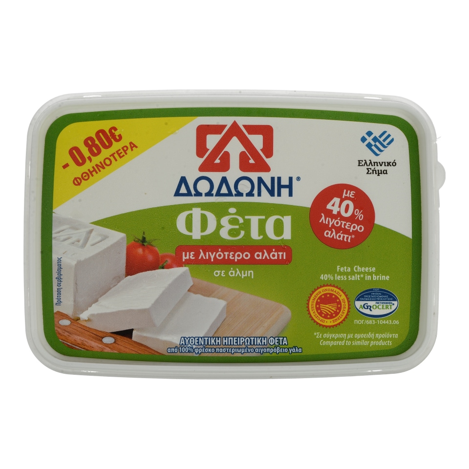ΦΕΤΑ 400GR ΤΑΠΕΡ 40% ΛΙΓ ΑΛΑΤΙ 0.80Ε | AB