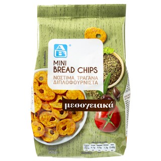 ΑΒ | Mini Bread Chips Μεσογειακά 250g | AB