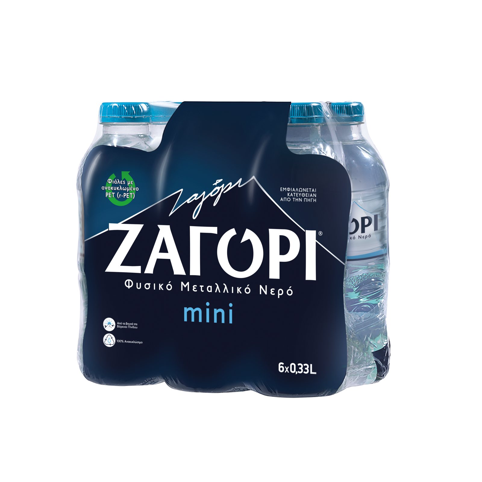 ΖΑΓΟΡΙ | Νερό Φυσικό Μεταλλικό 6x330ml | AB