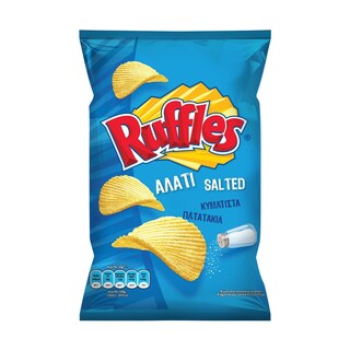 RUFFLES | Τσιπς Κυματιστά Αλάτι 150g | AB