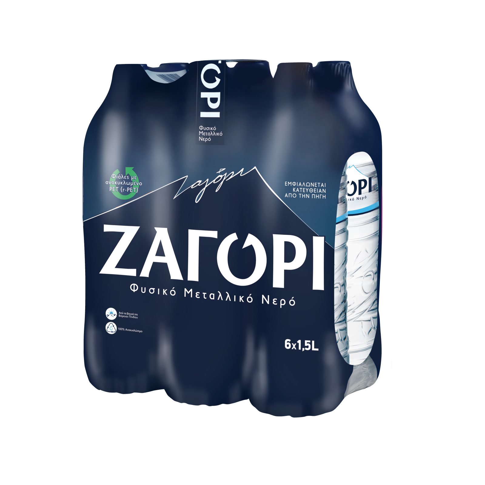 ΖΑΓΟΡΙ | Νερό Φυσικό Μεταλλικό 6x1.5lt | AB